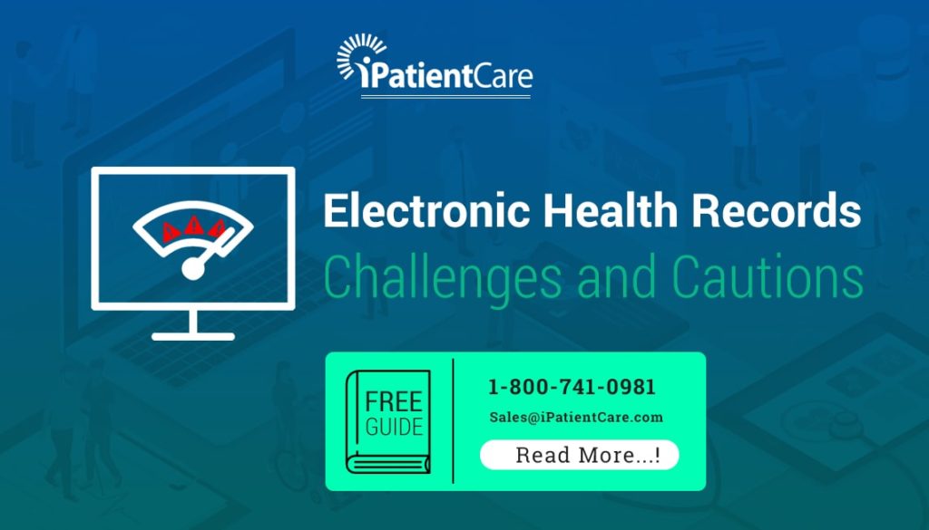 Infographic Electronic Health Records Challenges And Cautions